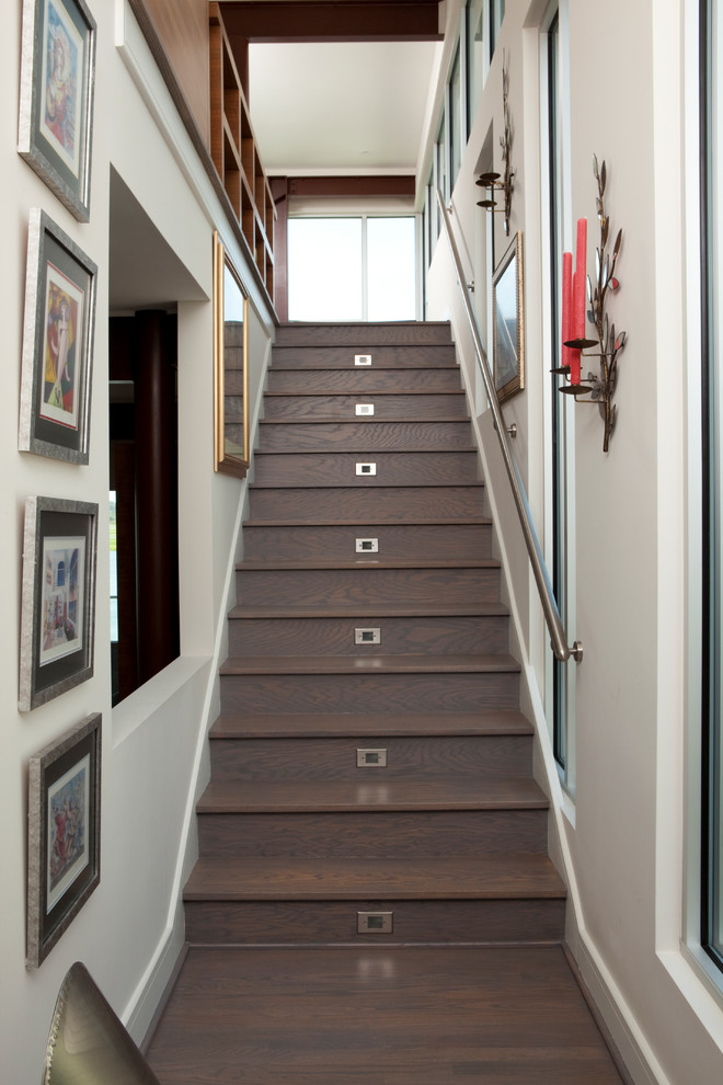 32 - Contemporary - Staircase - Wilmington - by Tongue & Groove Design ...