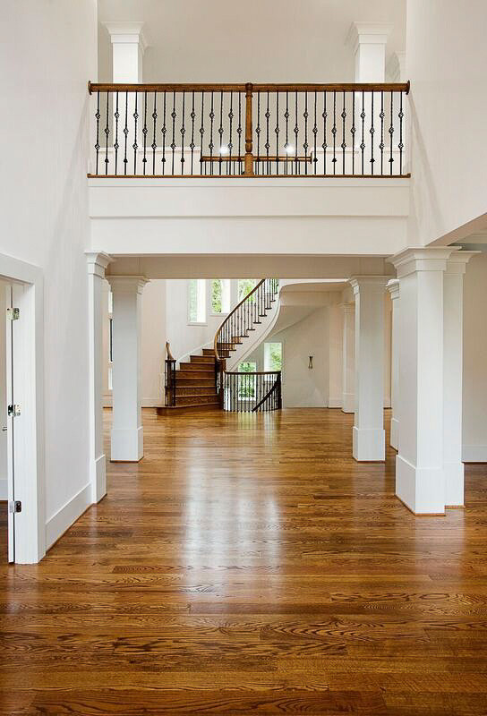 35_Old World Staircase Design with Traditional Balustrade System, Burke ...