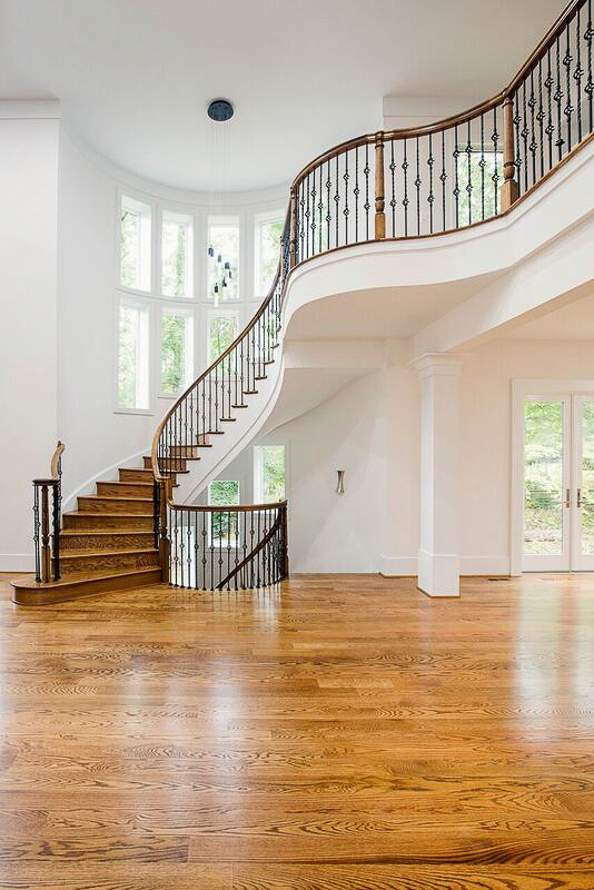 35_Old World Staircase Design with Traditional Balustrade System, Burke ...