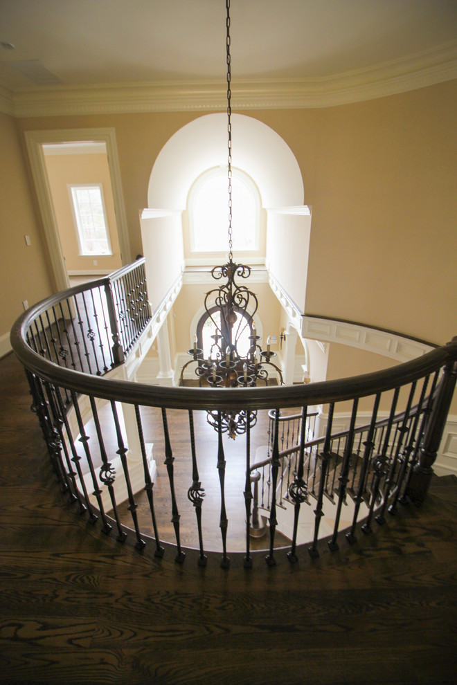 45_Inspiring Oak & Wrought Iron Balustrade in Stunning Residence ...