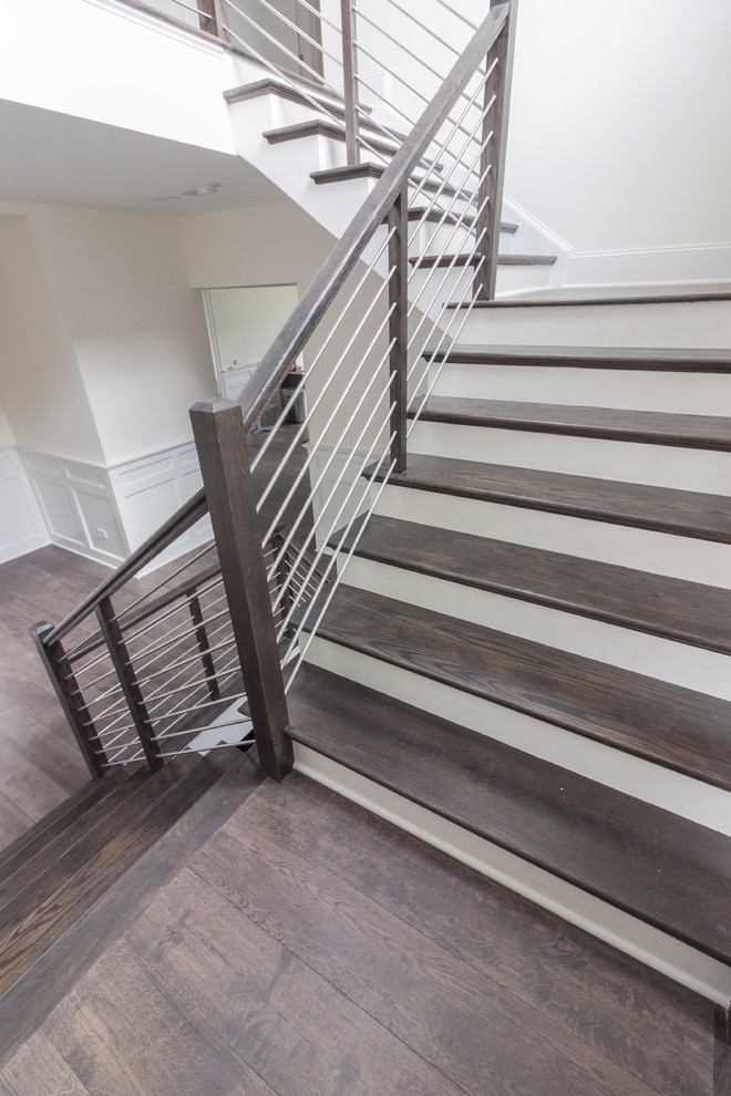 50_Striking Elegance and Simplicity in Floating Staircase, Vienna VA ...
