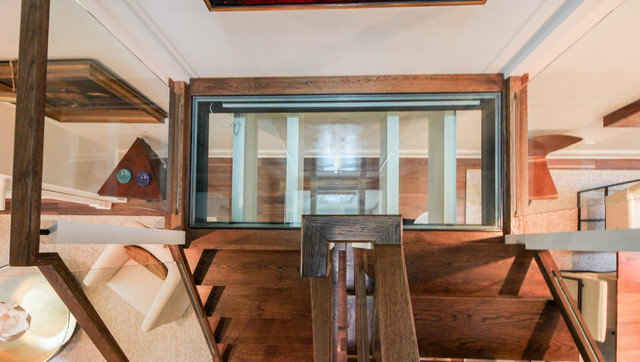 68_Innovative and Ultra-modern Stairs with Glass Landings, Washington ...