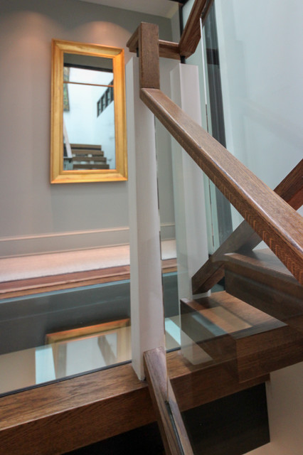 68_Innovative and Ultra-modern Stairs with Glass Landings, Washington ...