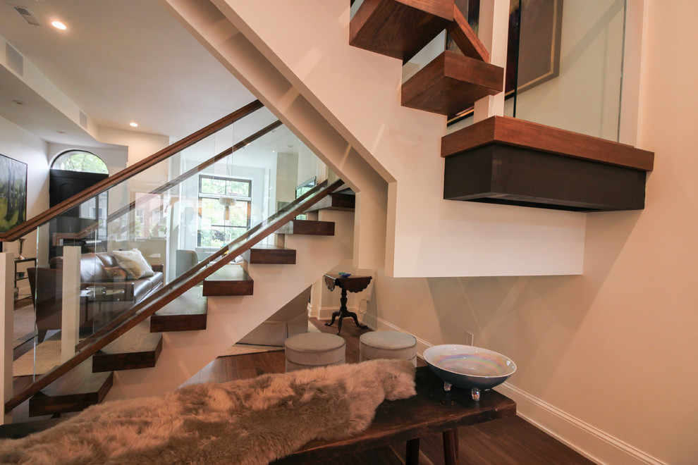 68_Innovative and Ultra-modern Stairs with Glass Landings, Washington ...