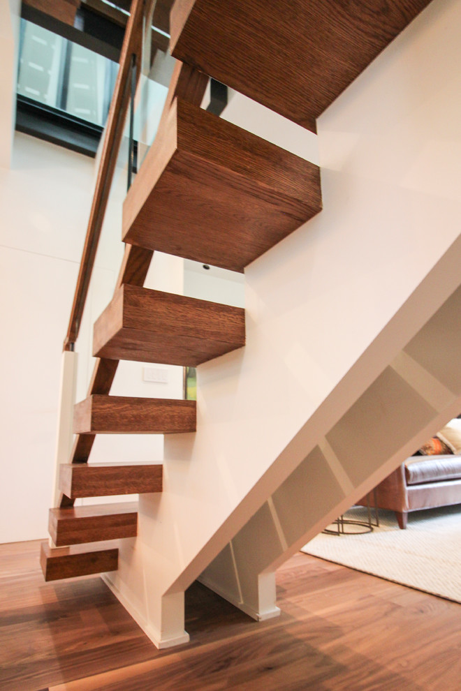 68_Innovative and Ultra-modern Stairs with Glass Landings, Washington ...