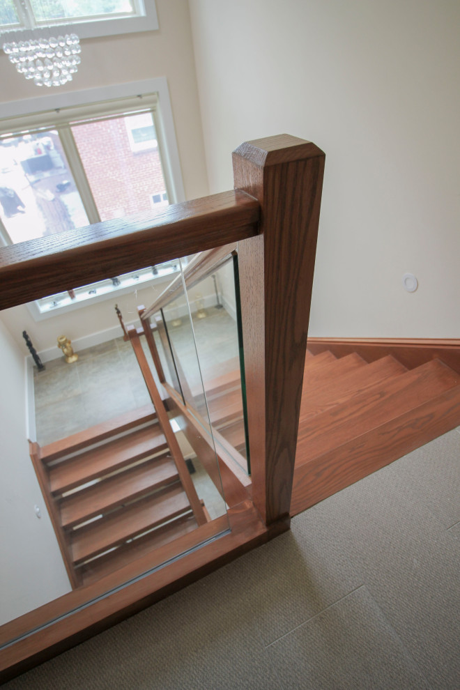 78_Modern Open-Riser Staircase, Vienna VA 22180 - Modern - Staircase ...