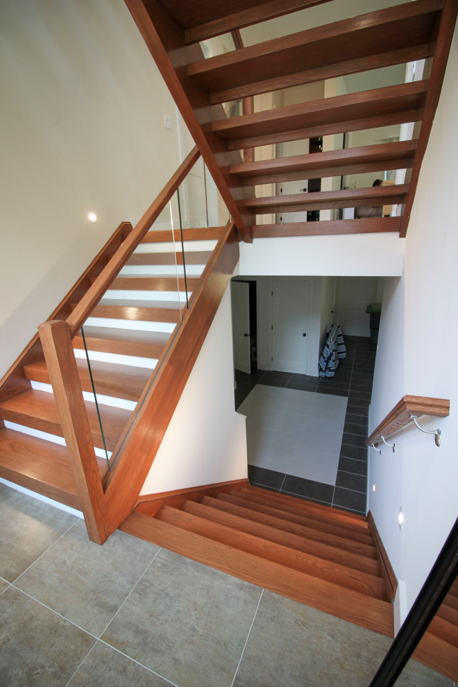 78_Modern Open-Riser Staircase, Vienna VA 22180 - Modern - Staircase ...