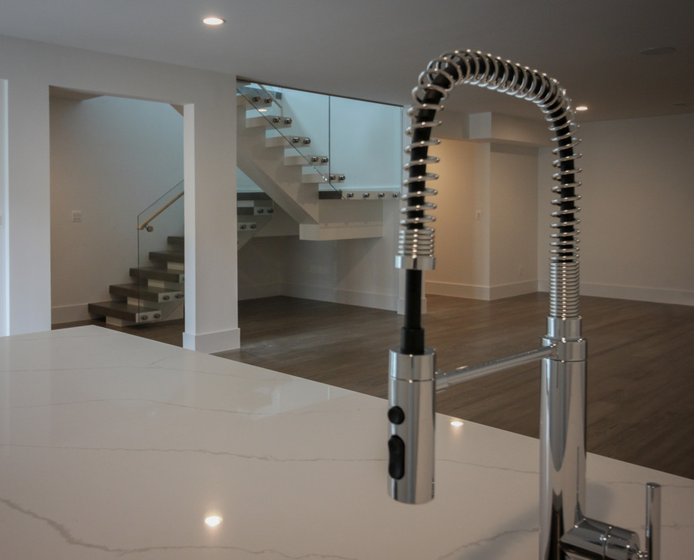 80_Floating Switchback Glass + Mono-beam Staircase, McLean VA 22101 ...