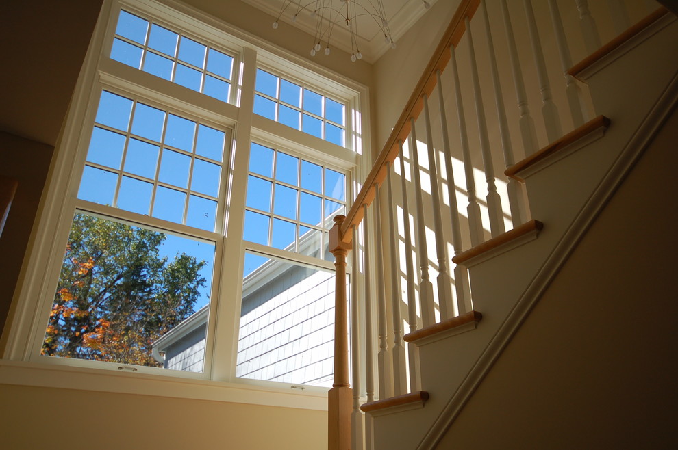 80s Transitional Renovation - Transitional - Staircase - Minneapolis ...