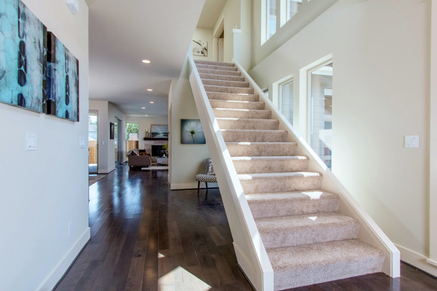 9. Staircase. Roche Harbor (Floor Plan) - Modern - Staircase - Seattle ...
