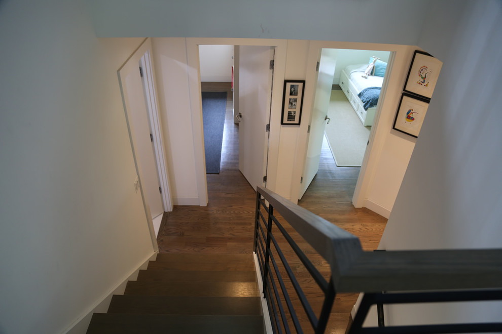 A 60's Split-Level Modern Transformation - Modern - Staircase - Chicago ...