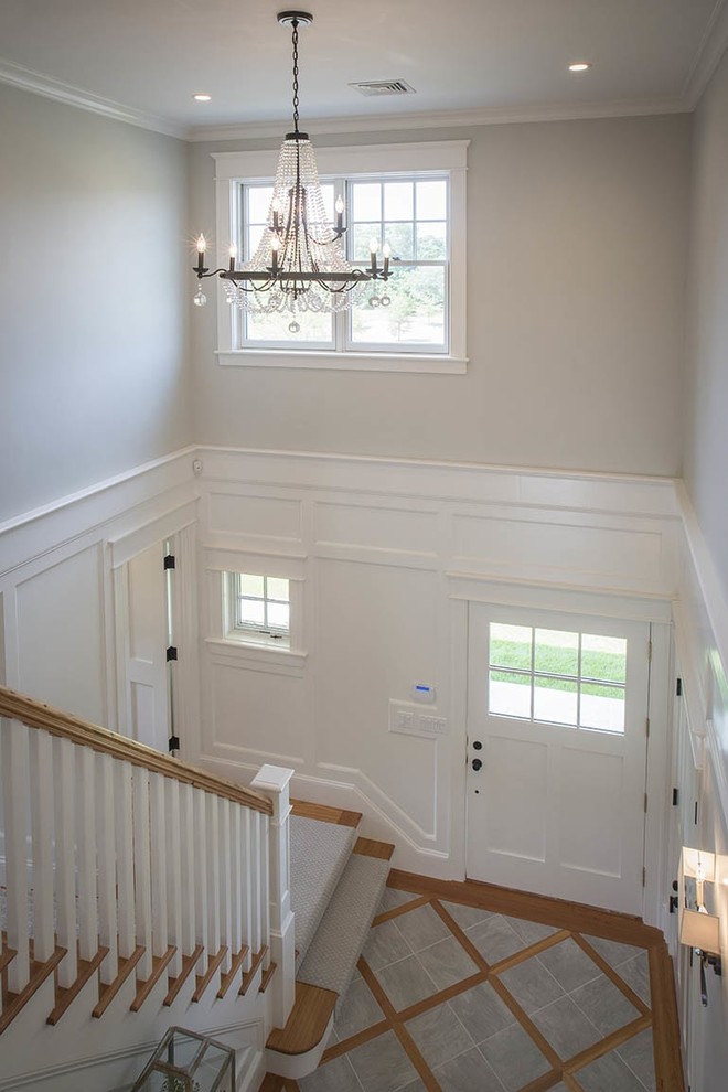 A Modern Farmhouse - Farmhouse - Staircase - Boston - by Casabella ...