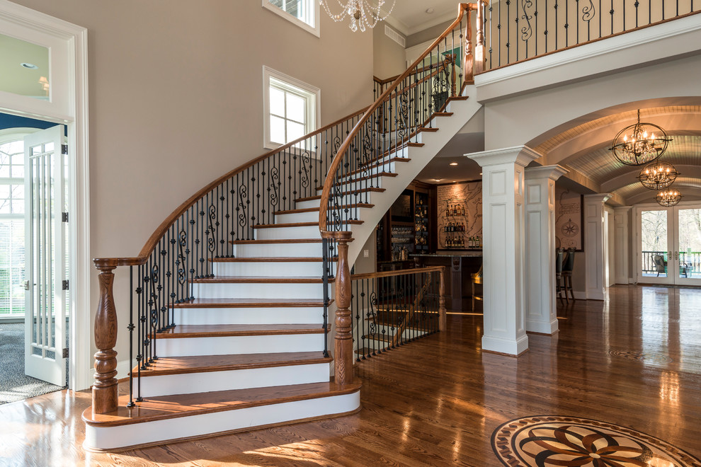 A Private Residence in Indian Hill, Ohio - Traditional - Staircase ...
