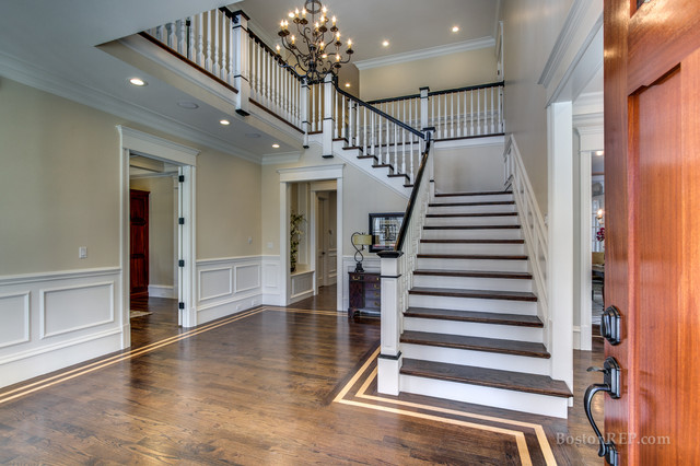 American Foursquare Stairs Charming 1910 American Foursquare Asks