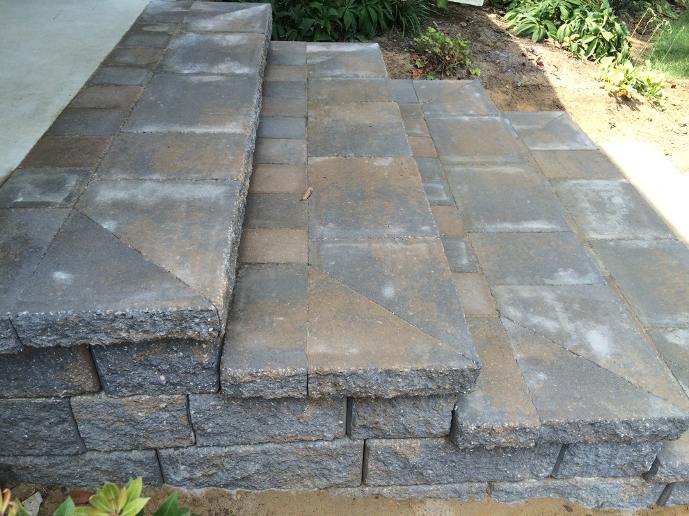 Arnold, MD Front Porch Renovation - Contemporary - Staircase ...