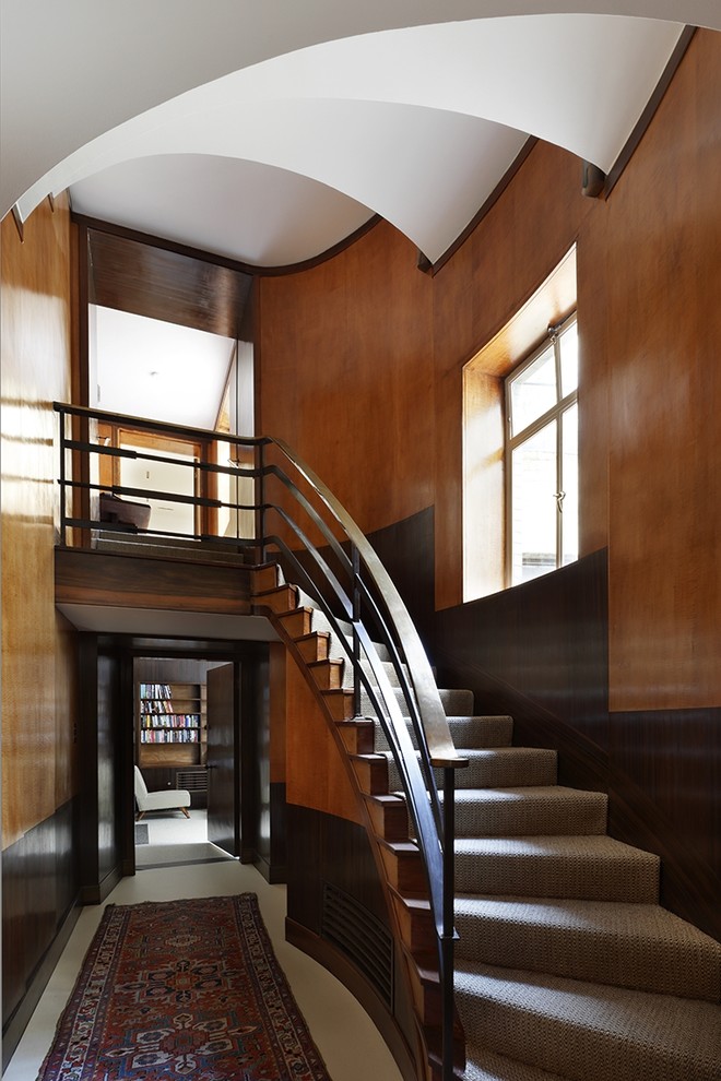Art Deco Staircase - Traditional - Staircase - London - by Mackenzie ...