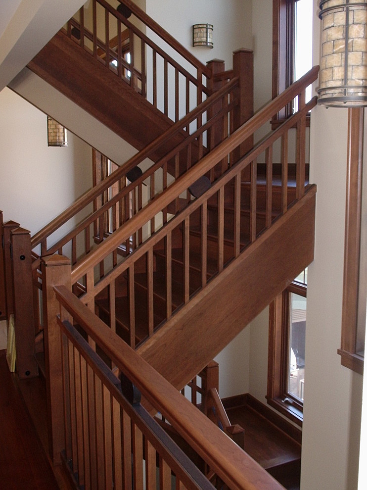 Arts And Crafts - Traditional - Staircase - Other - by Roes Stair Corp ...