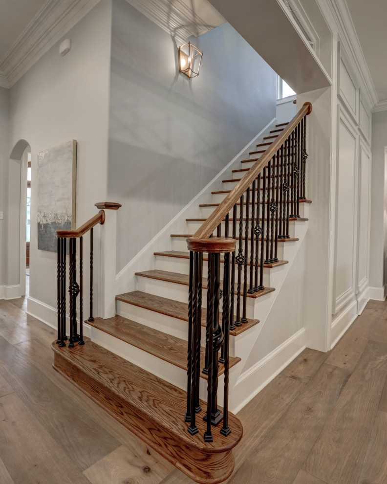 Ashy Residence - French Country - Staircase - New Orleans - by Van Alan ...