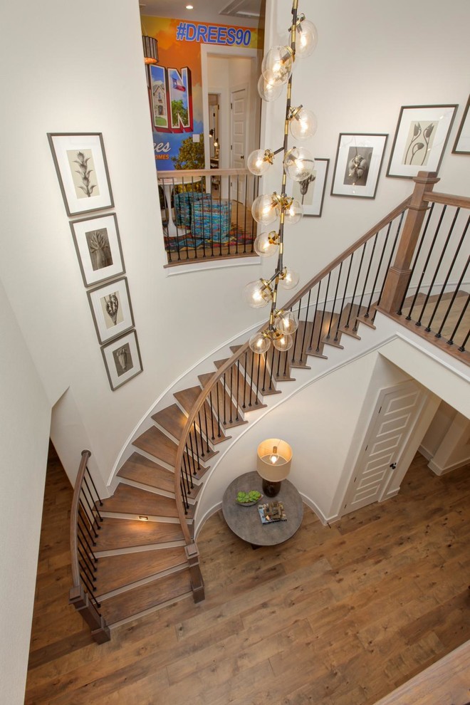 Austin, Texas - Transitional - Staircase - Austin - by Drees Homes | Houzz