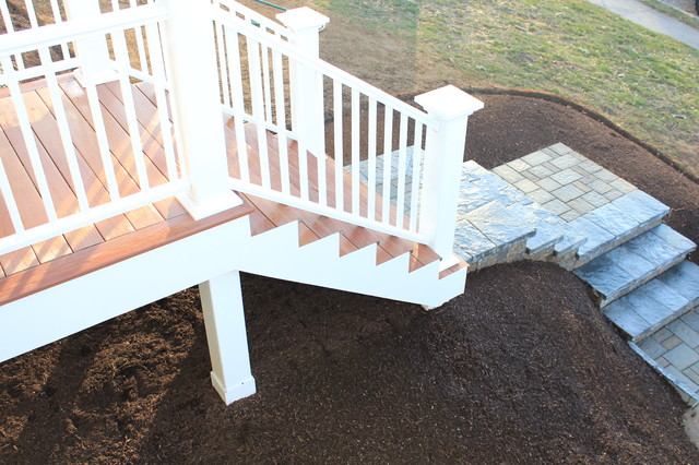 Azek Porch & Steps, Red Bank NJ - Traditional - Staircase - New York ...