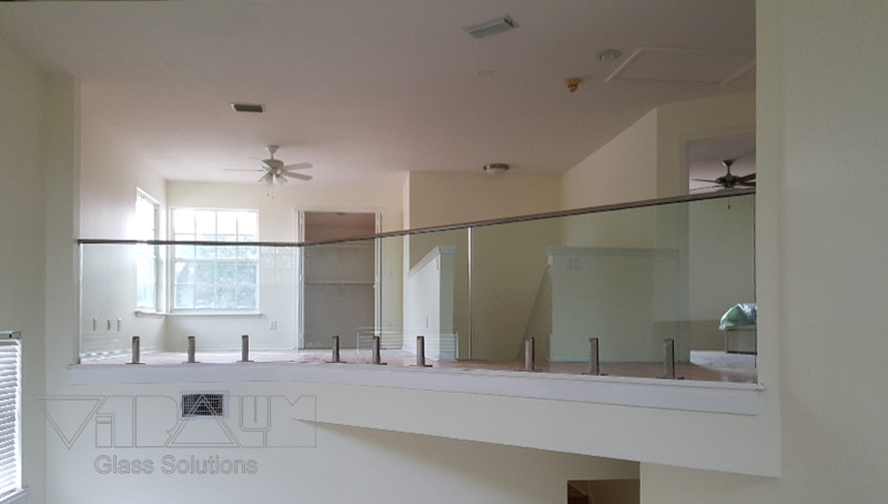 Balcony Glass Railing - Modern - Staircase - Orlando - by Vitralum ...