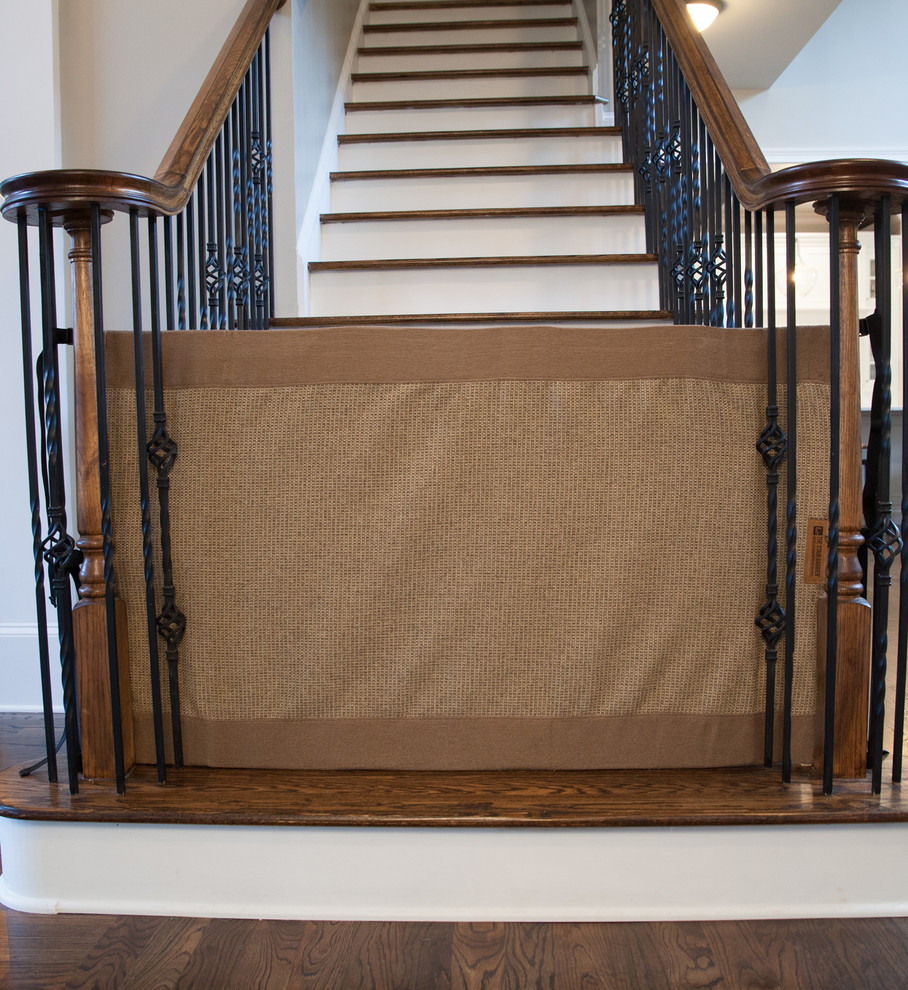 Banister to Banister Safety Gates - Traditional - Staircase - Atlanta ...