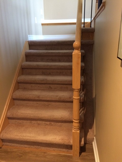 Basic Builder Staircase: Refurbished - Traditional - Staircase ...