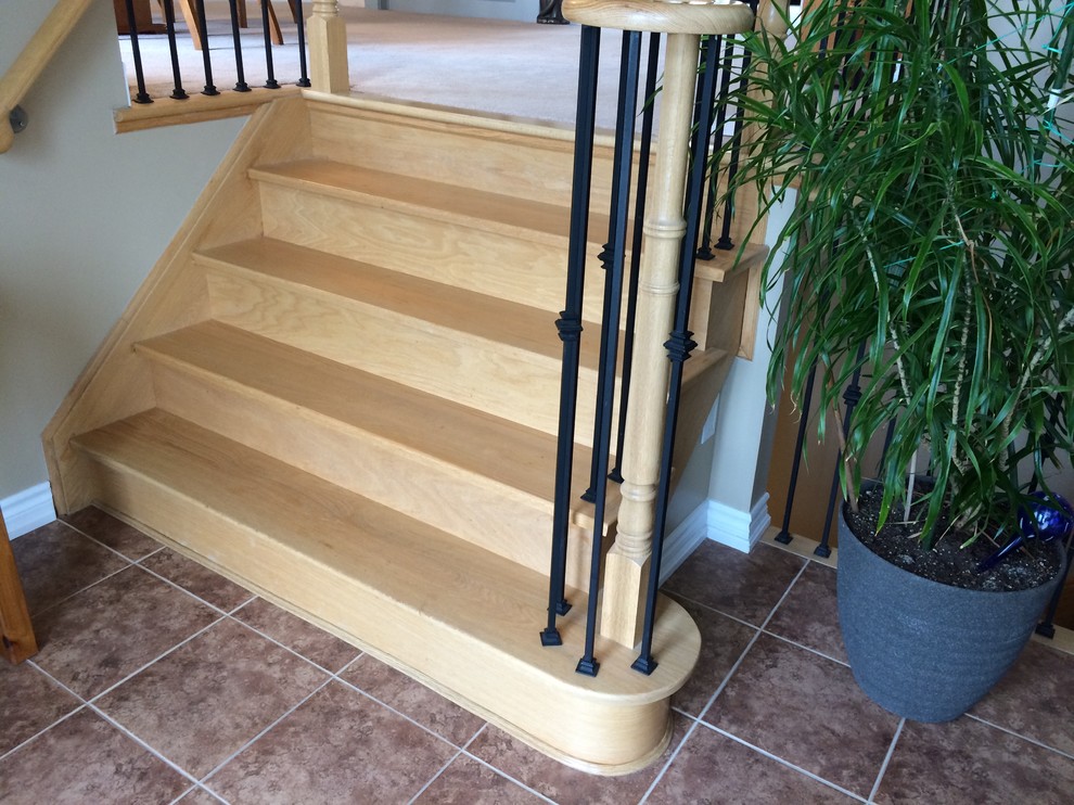 Basic Builder Staircase: Refurbished - Traditional - Staircase ...