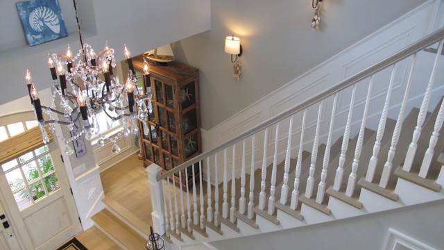 Beach house staircase - Beach Style - Staircase - New York - by DeMar ...