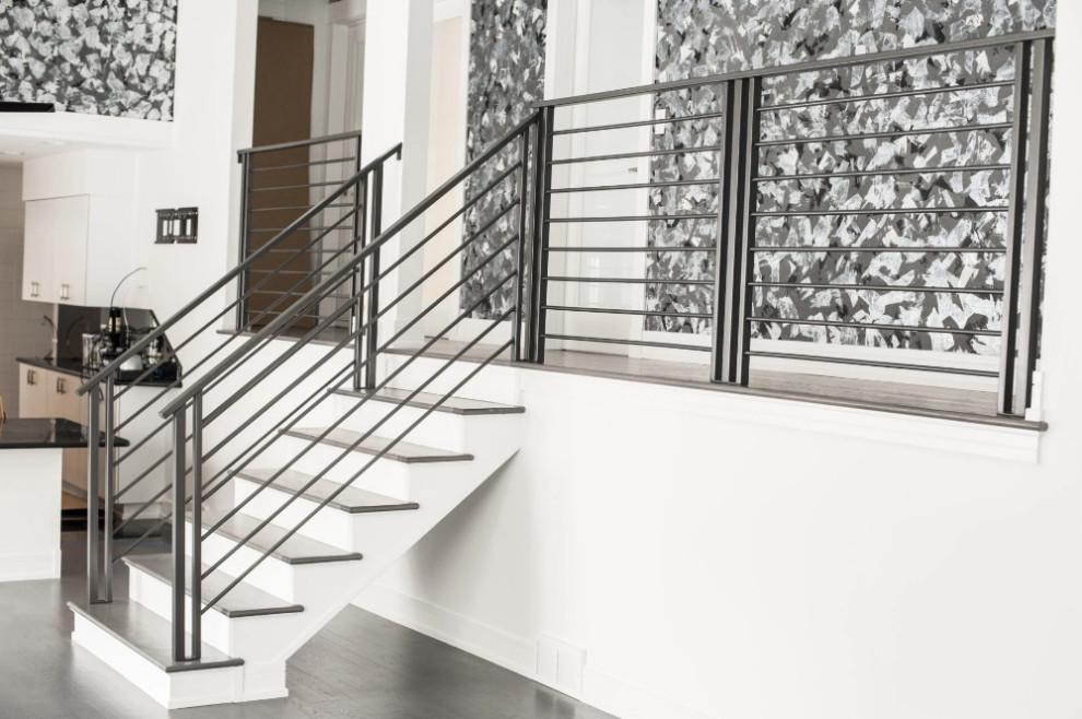 Beautiful modern metal railings - Modern - Staircase - Seattle - by ...