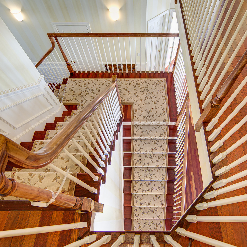 Bedford, NH Stair Runner 2 - Traditional - Staircase - Manchester - by ...