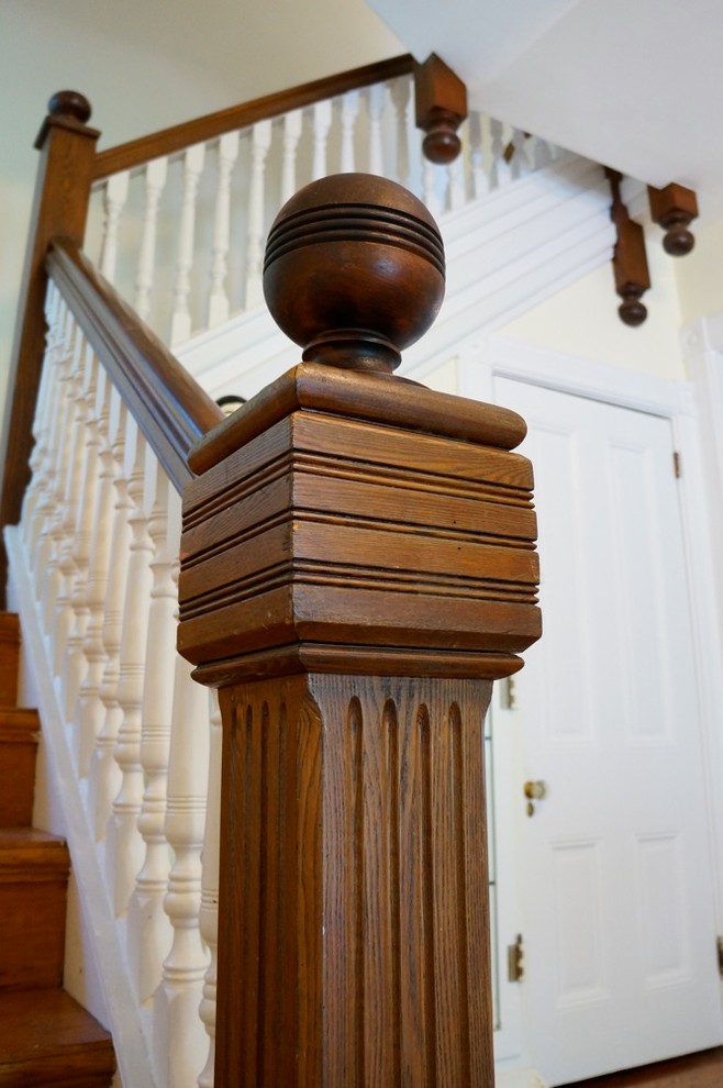 Before and after photos: - Traditional - Staircase - Philadelphia - by ...
