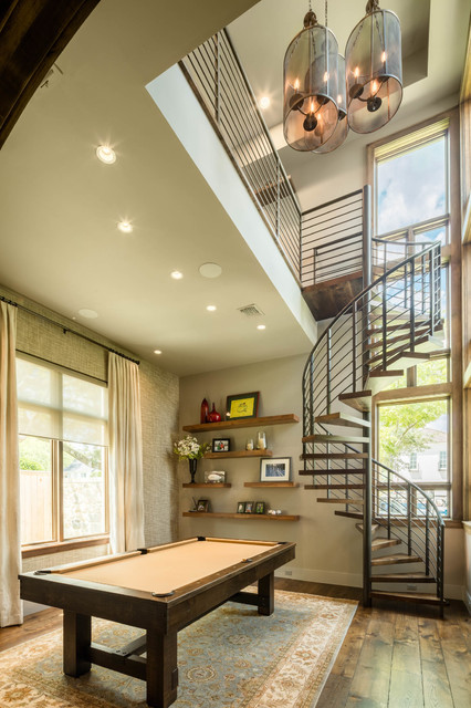Belmont Residence - Transitional - Staircase - Houston - by Hollenbeck ...