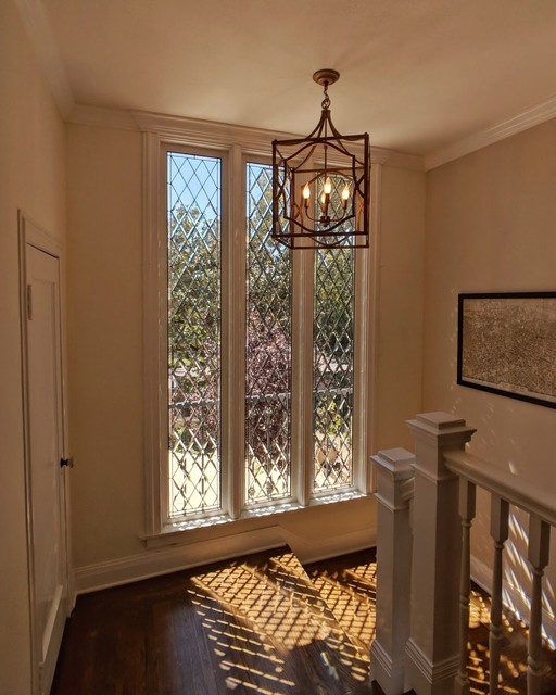 Beveled Glass Stairwell Windows - Style Guide - Beveled Glass ...