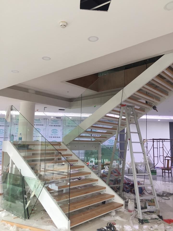 Big Commercial staircase for Office - Contemporary - Staircase - Other ...