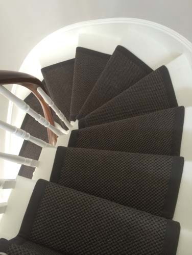 Black Stair Runner - Traditional - Staircase - London - by The Flooring ...