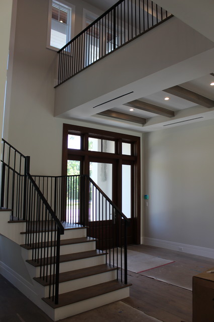 Black Steel Balustrade - Transitional - Staircase - Other - by ...