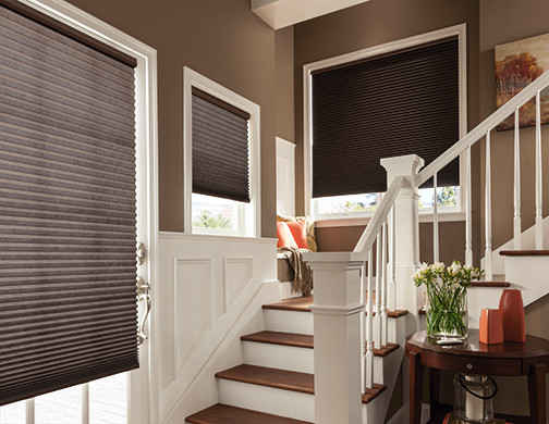 Blinds & Shades - Traditional - Staircase - Other - by Couture Window ...
