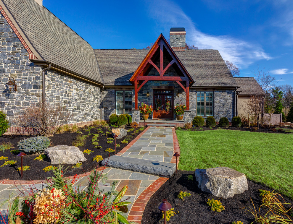 Bluestone Step Slab - Staircase - Wilmington - by DiSabatino ...