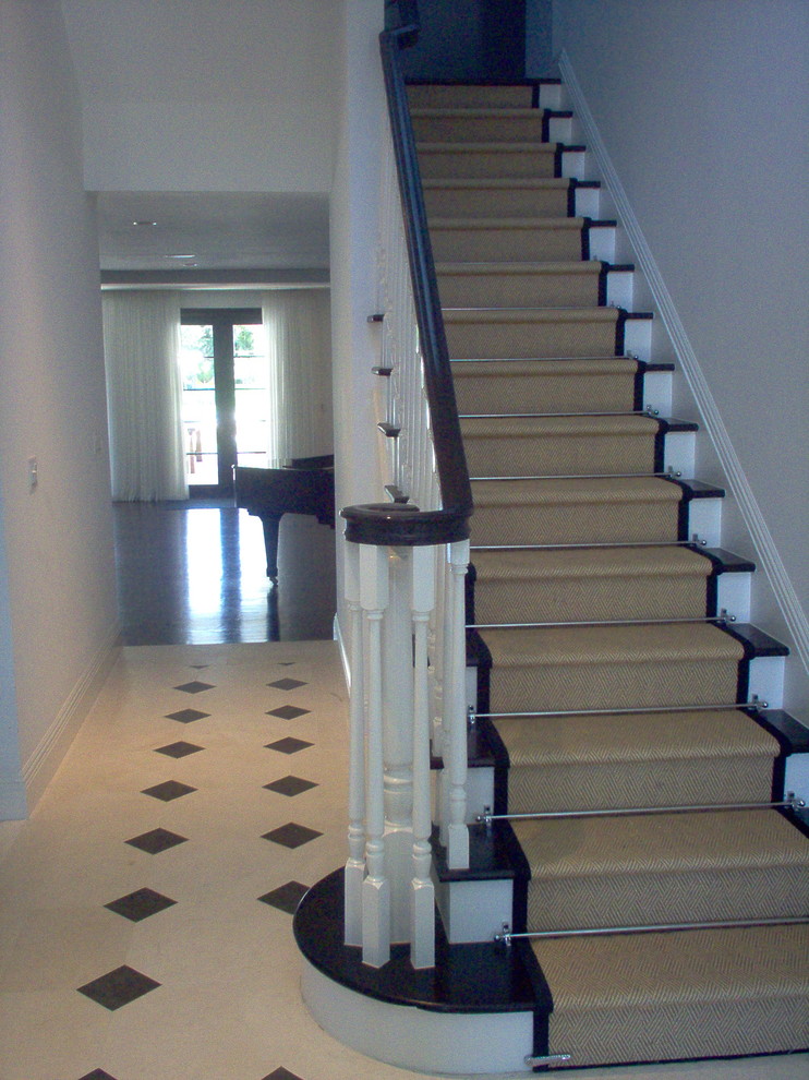 Boca Raton Custom Home - Traditional - Staircase - Miami - by Atelier ...