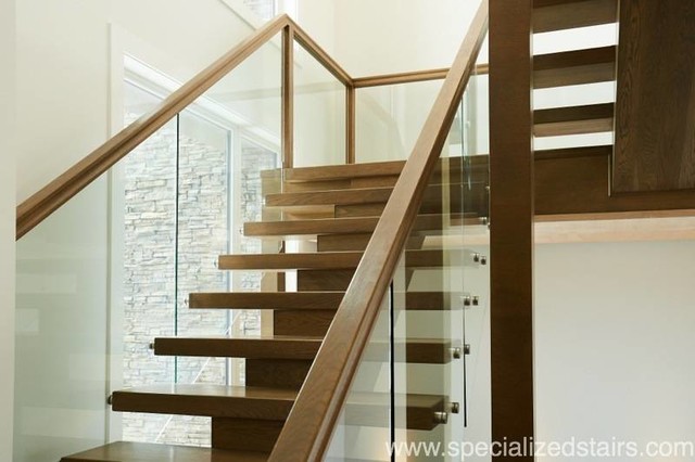 Box Mono Stringer - Modern - Staircase - Edmonton - by Specialized ...