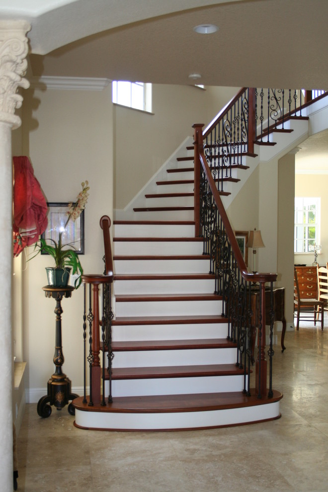Box Newel & Volute Hybrid Stair Project. Gillette Residence. Melbourne ...