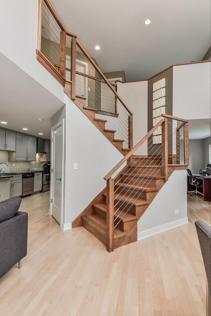 Brookwood Drive Project - Midcentury - Staircase - Chicago - by VeDco ...