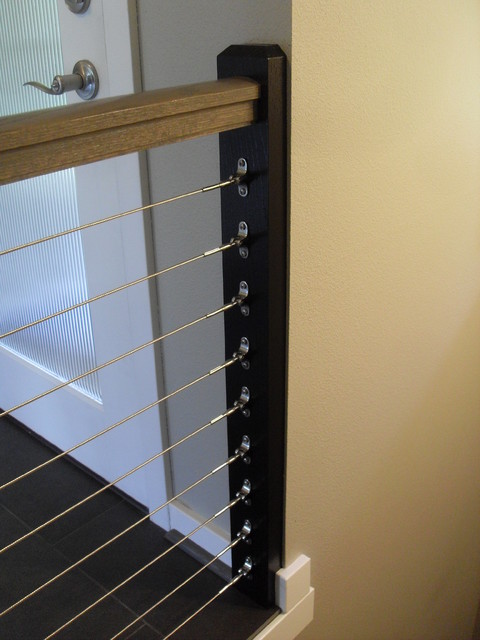Cable railing examples - Modern - Staircase - Portland - by Portland ...