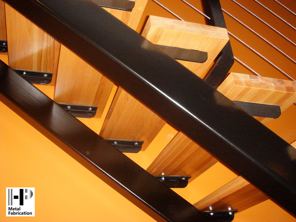 Cable Railing Contemporain Escalier Washington Dc Par Hp Metal Fabrication Houzz