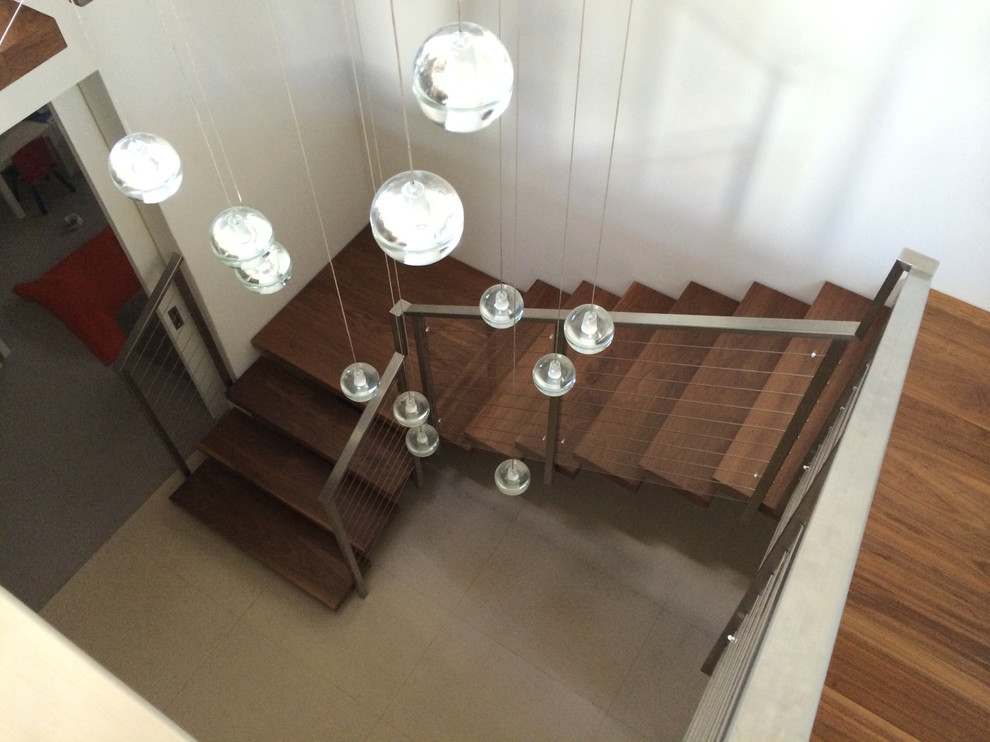 Cable Rails Installation - Contemporary - Staircase - Los Angeles - by ...