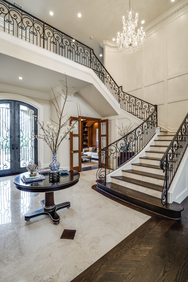 Cantera - Traditional - Staircase - Dallas - by J. Karlovich Home ...