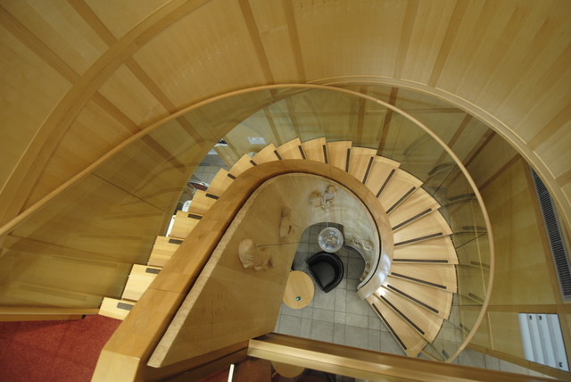 cantileved staircase for commercial buildings - Modern - Staircase ...
