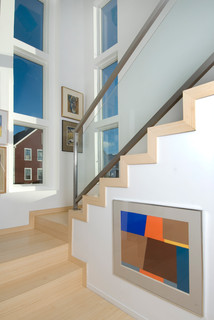 cape cod modern - Modern - Staircase - Boston - by stephen magliocco ...