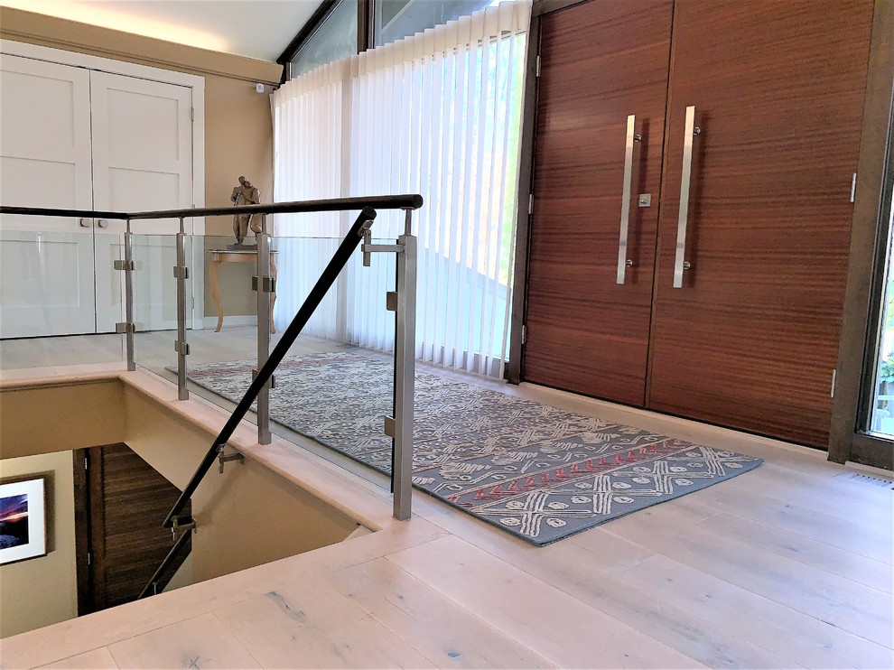 Carl - custom glass railing system - Contemporary - Staircase ...